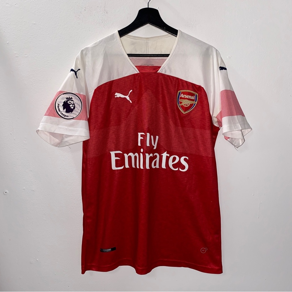 2018-19 Arsenal Puma Home Shirt Jersey Size Large Red… - Gem